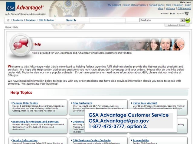 Gsa Advantage Part 1 | PPT