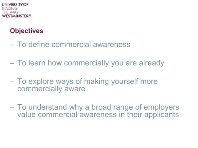 Skills Academy_Commercial Awareness | PPT