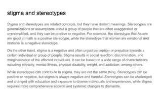 Solution for stigma in Jordan and New York City | PDF