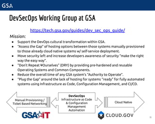 DevSecOps at the GSA | PPT