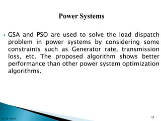 A Holistic Review on Gravitational Search Algorithm and its ...