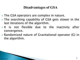 A Holistic Review on Gravitational Search Algorithm and its ...