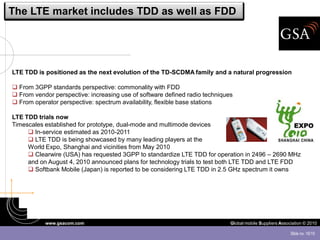 GSA Mobile Networks Update | PDF | Smartphones | Consumer Electronics