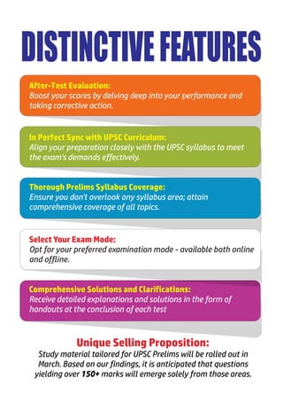 GS & CSAT Test Series Schedule | PDF