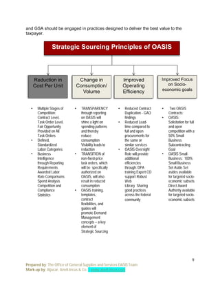 Official GSA OASIS business case | PDF