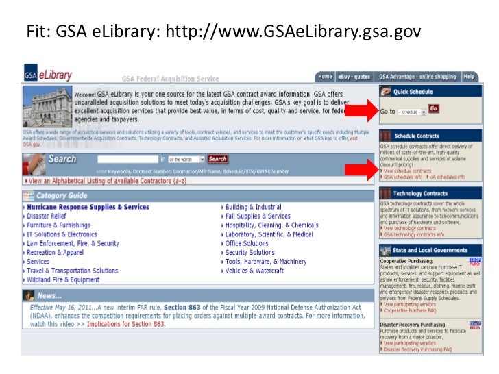 Elibrary Gsa