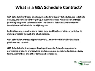 Gsa schedules gov alliance presentation | PPT