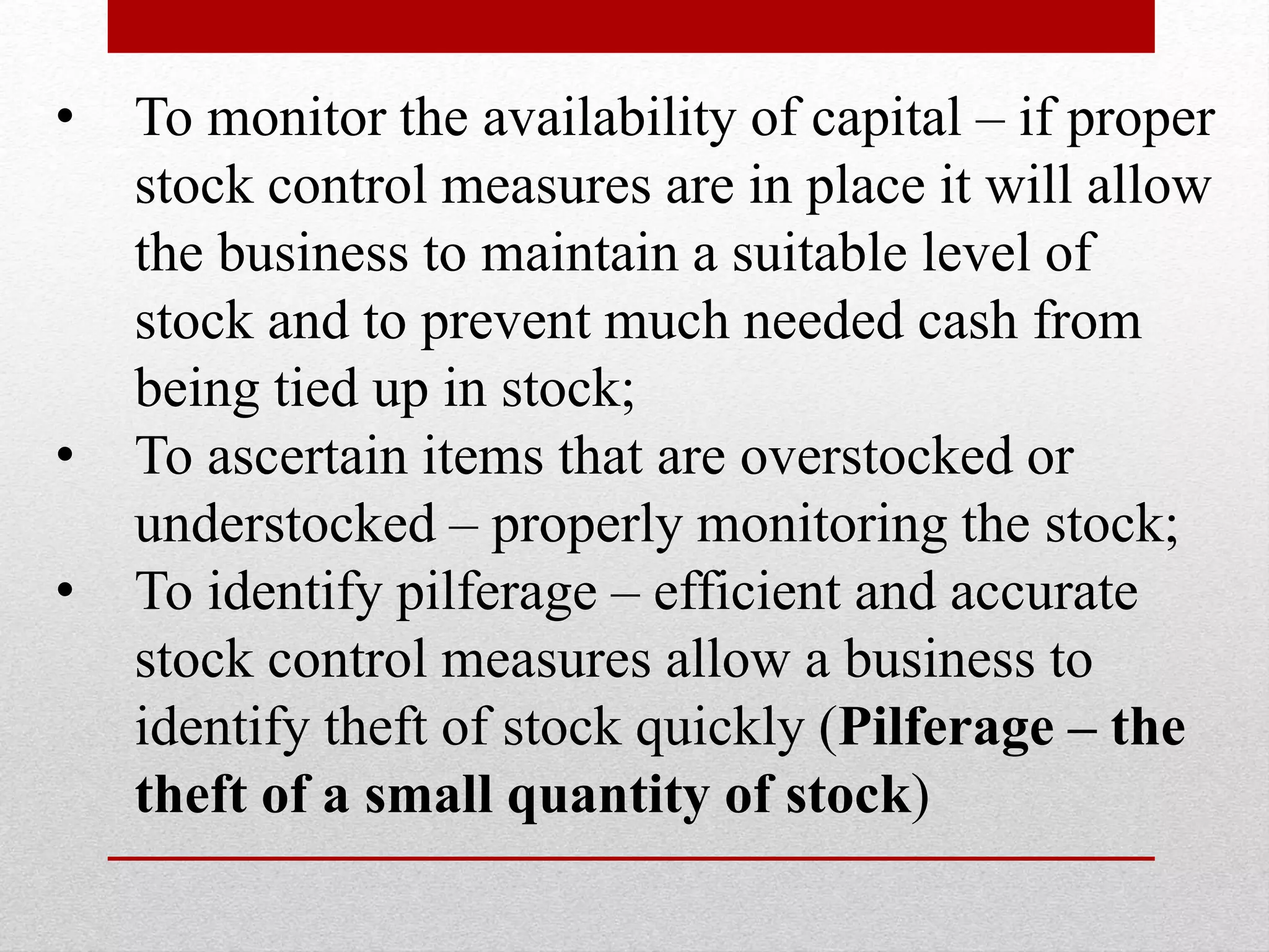 Importance of inventory management | PPTX