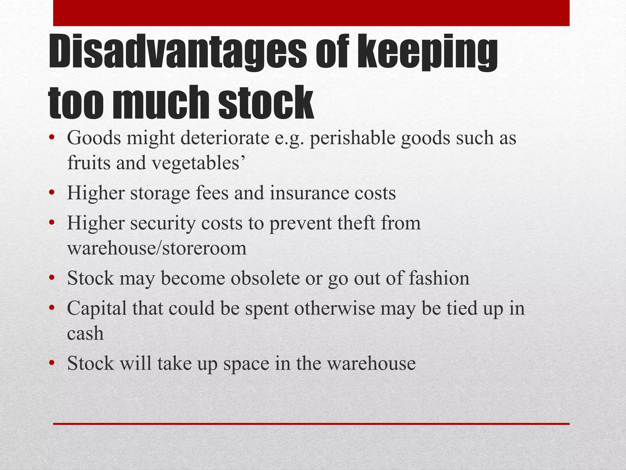 Importance of inventory management | PPTX
