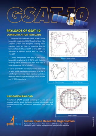 Gsat 10-brochure | PDF