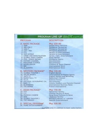 Gsat Tv | DOC