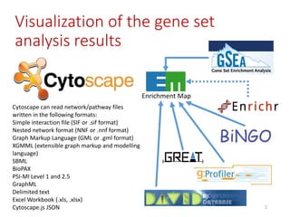 Gene Set Analysis and Visualization Workshop. Part II: Visualization | PPT