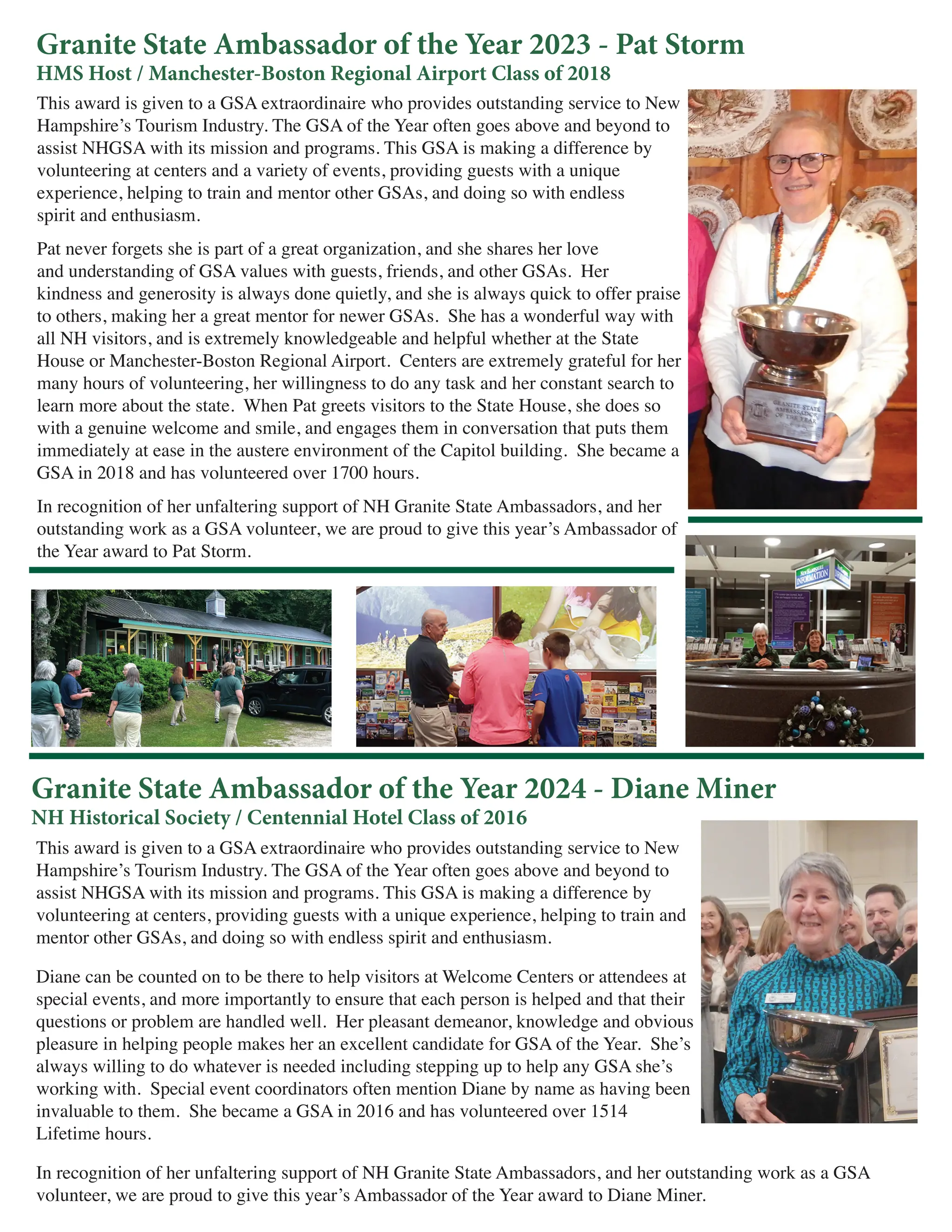 NH Granite State Ambassador 2023 & 2024 Yearbook | PDF