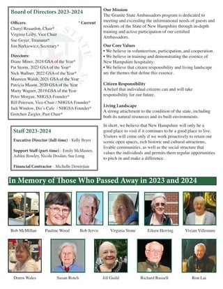 NH Granite State Ambassador 2023 & 2024 Yearbook | PDF