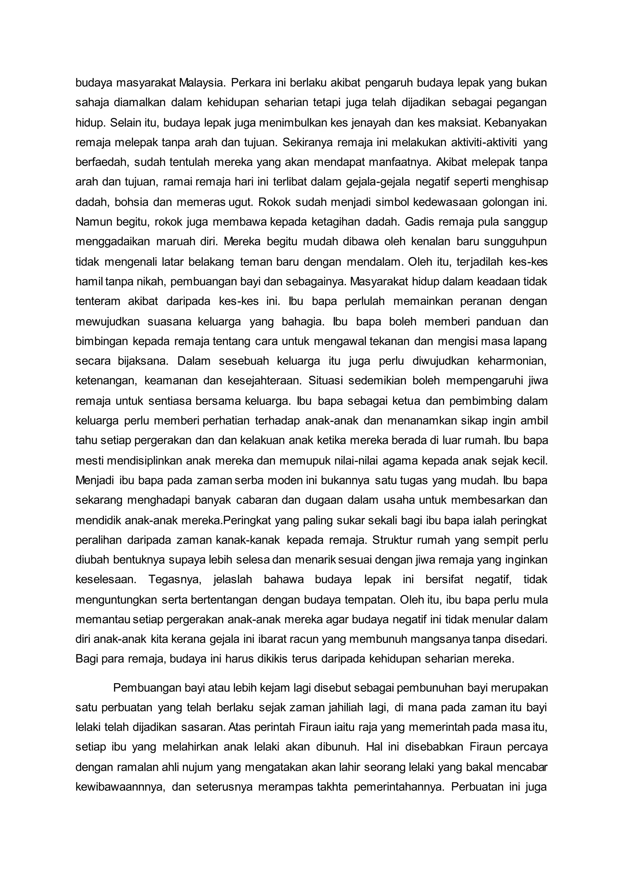 Esei Kesantunan Masyarakat Malaysia (GSB1012) | DOCX