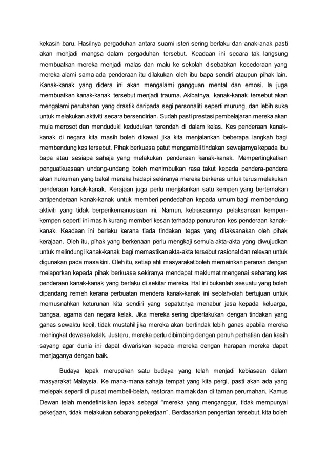 Esei Kesantunan Masyarakat Malaysia (GSB1012) | DOCX