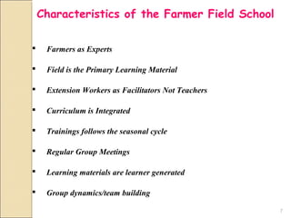 Farmers Field School (by Gangadhar) | PPT