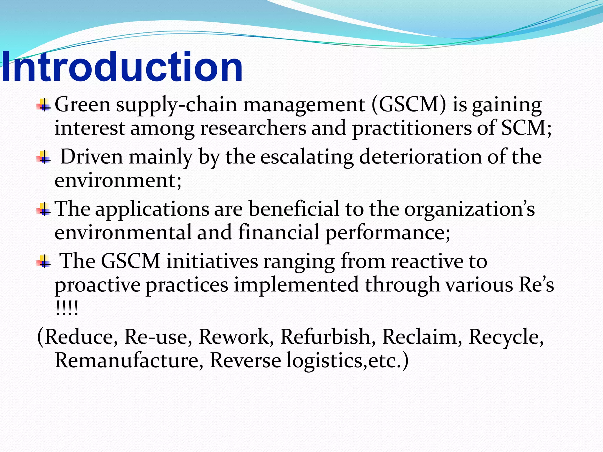 Green Supply Chain Management Practices_Abhijeet Ghadge | PPTX