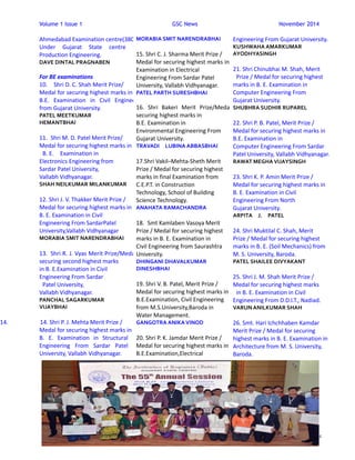 GSC NEWS November 2014 | PDF | Awards Shows | Events