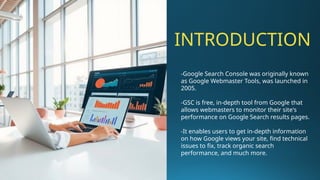 Know about Google Search Console Tool for Optimize your website performance. | PPT