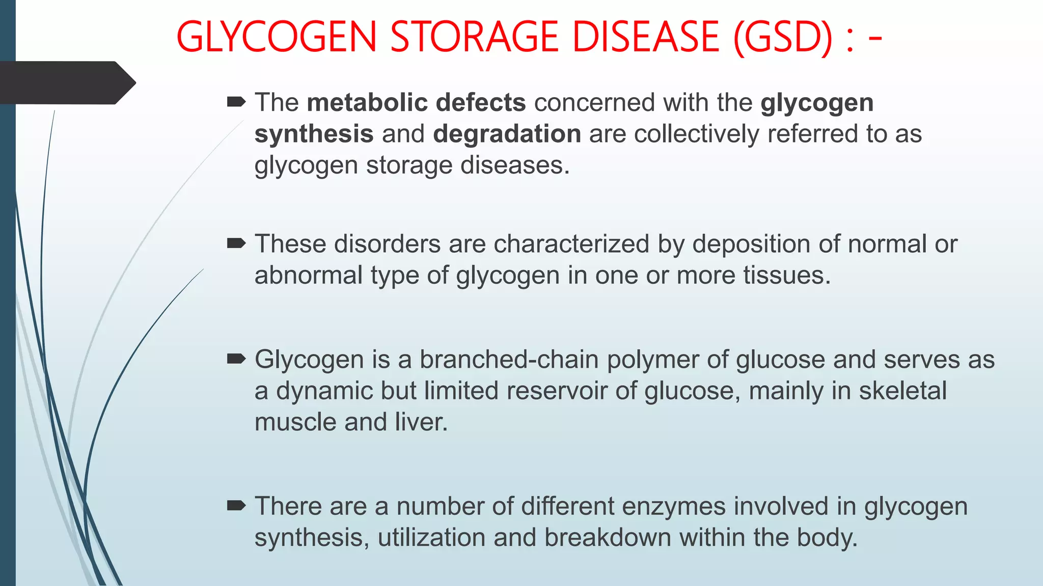 Glycogen Storage Disease Gsd Von Gierke Disease Ppt