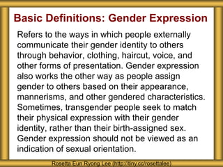 Gender and Sexuality Diversity in a Girls School | PPT