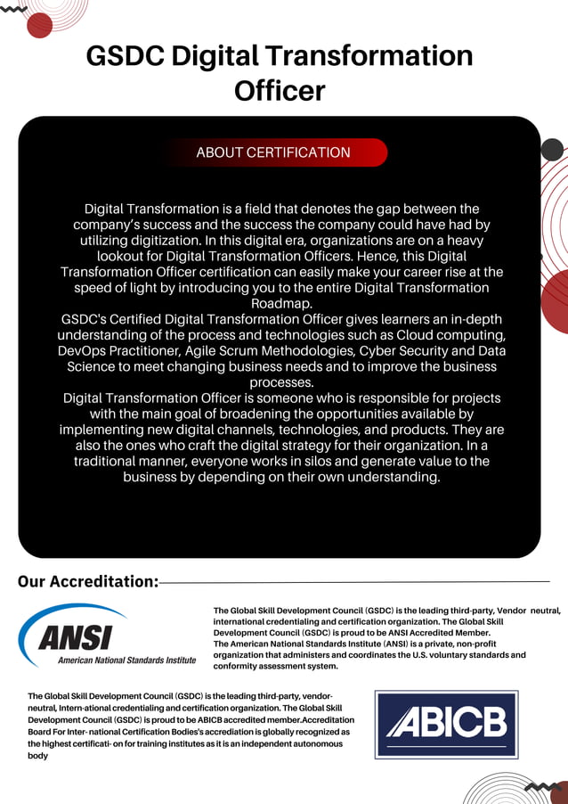 Why Digital Transformation Certification Is the Key to Future-Proofing Your Career | PDF