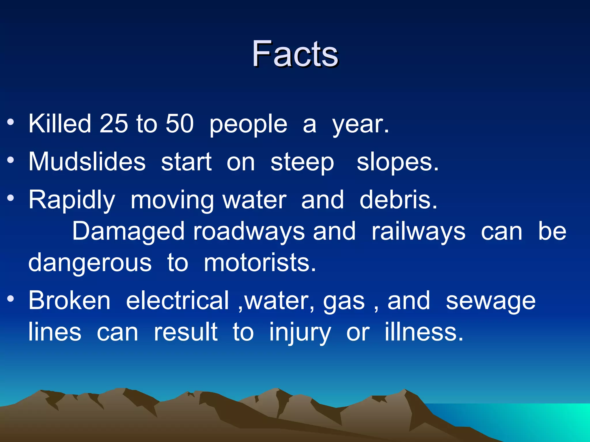 Hunter Mudslides | PPT