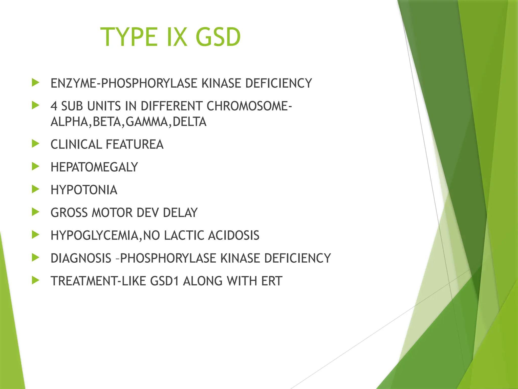 GSD NEW one classification , diagnosis & manaement.pptx