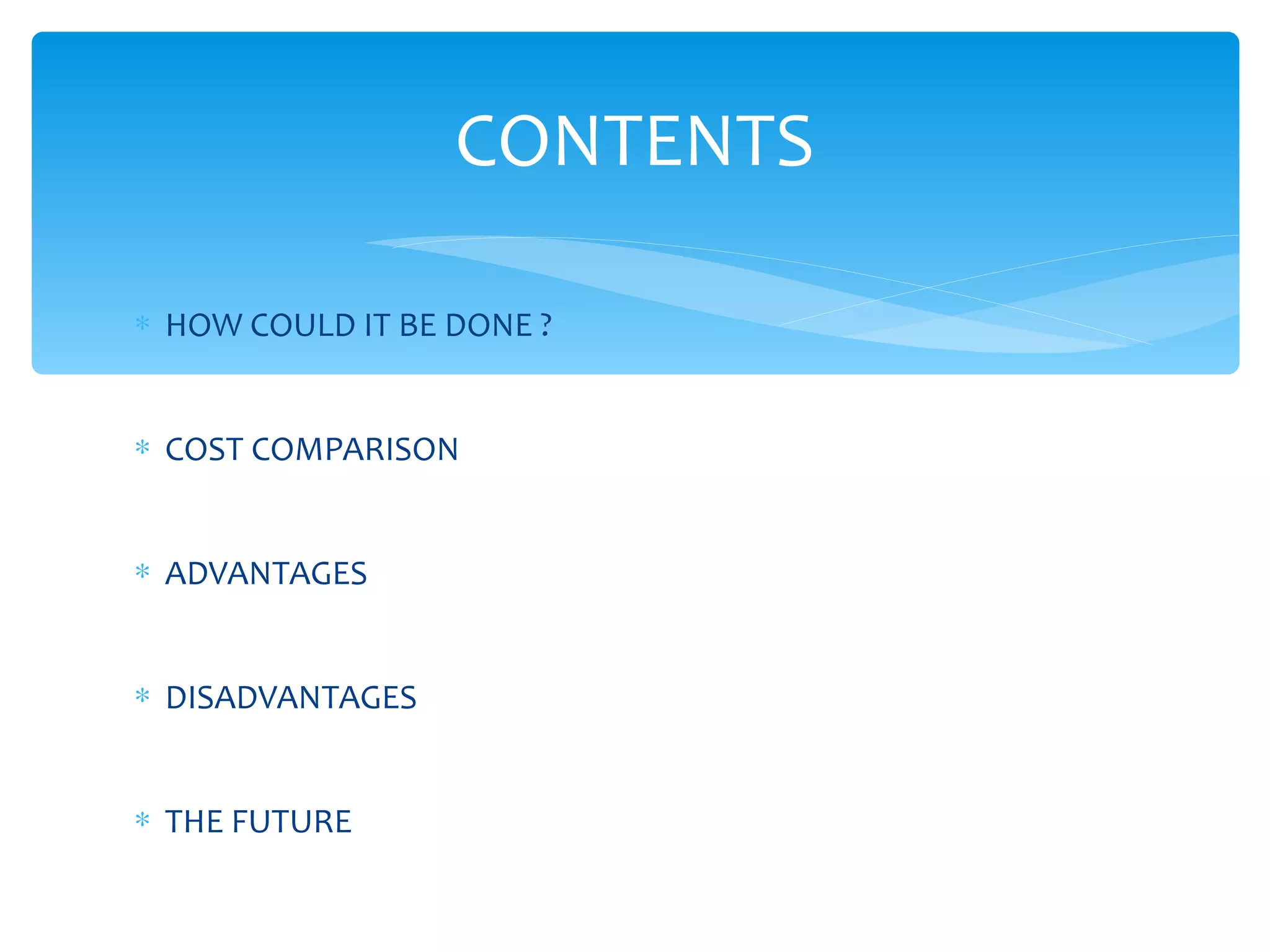 BASIC STUDY ABOUT SPACE ELEVATOR | PPT