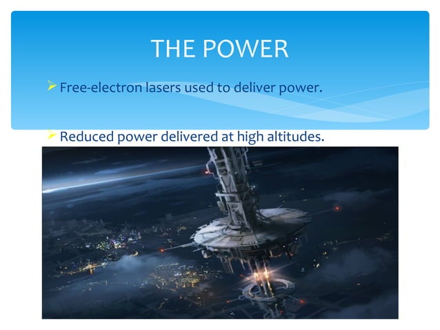 BASIC STUDY ABOUT SPACE ELEVATOR | PPT