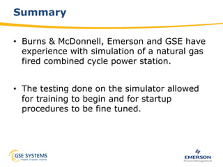 High-Fidelity Operator Training Simulator for CCGT Implemented Before ...