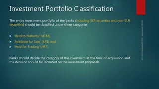 Government Securities - Classification and Valuation | PPTX