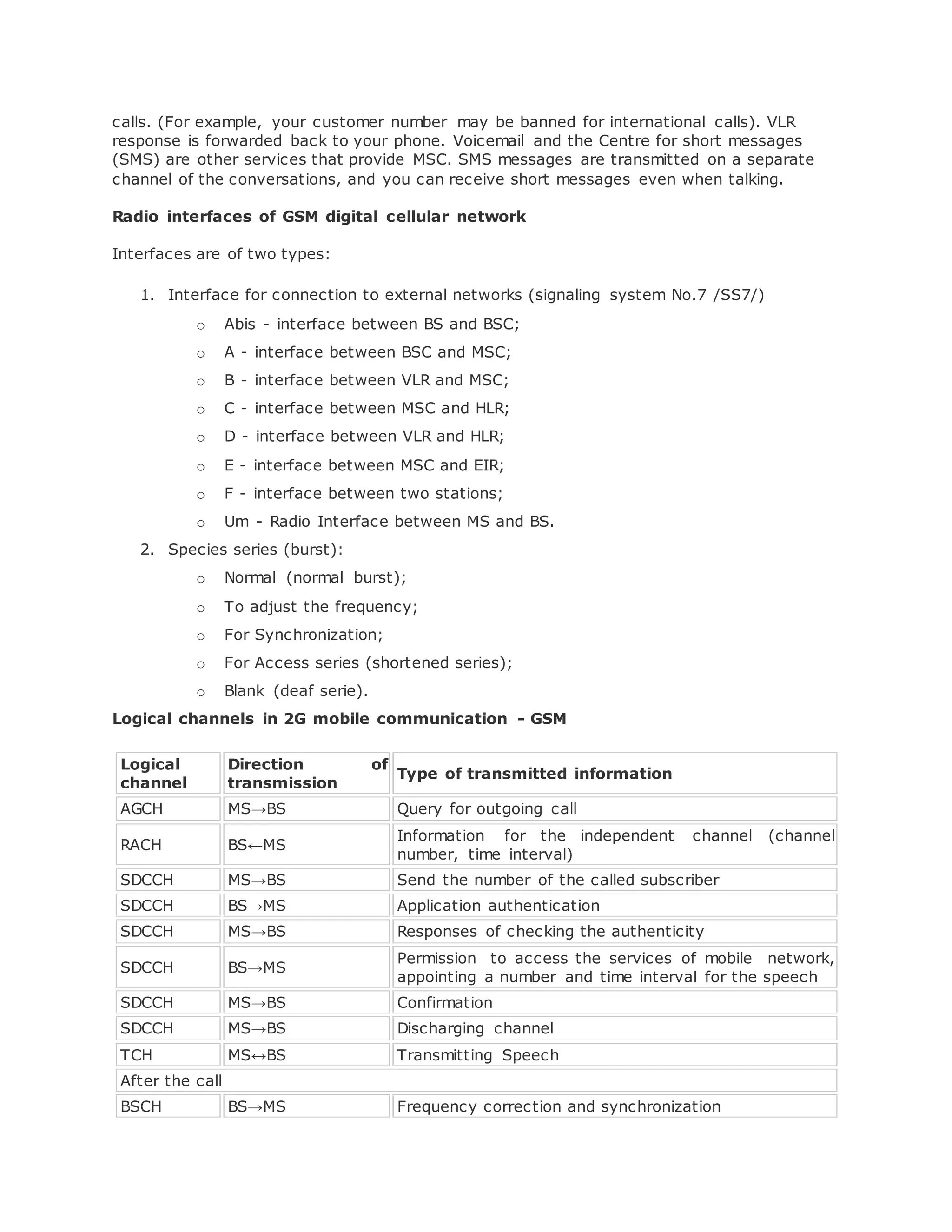 G second generation network | DOCX