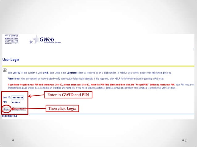 Gsehd student single sign on instructional guide | PPT