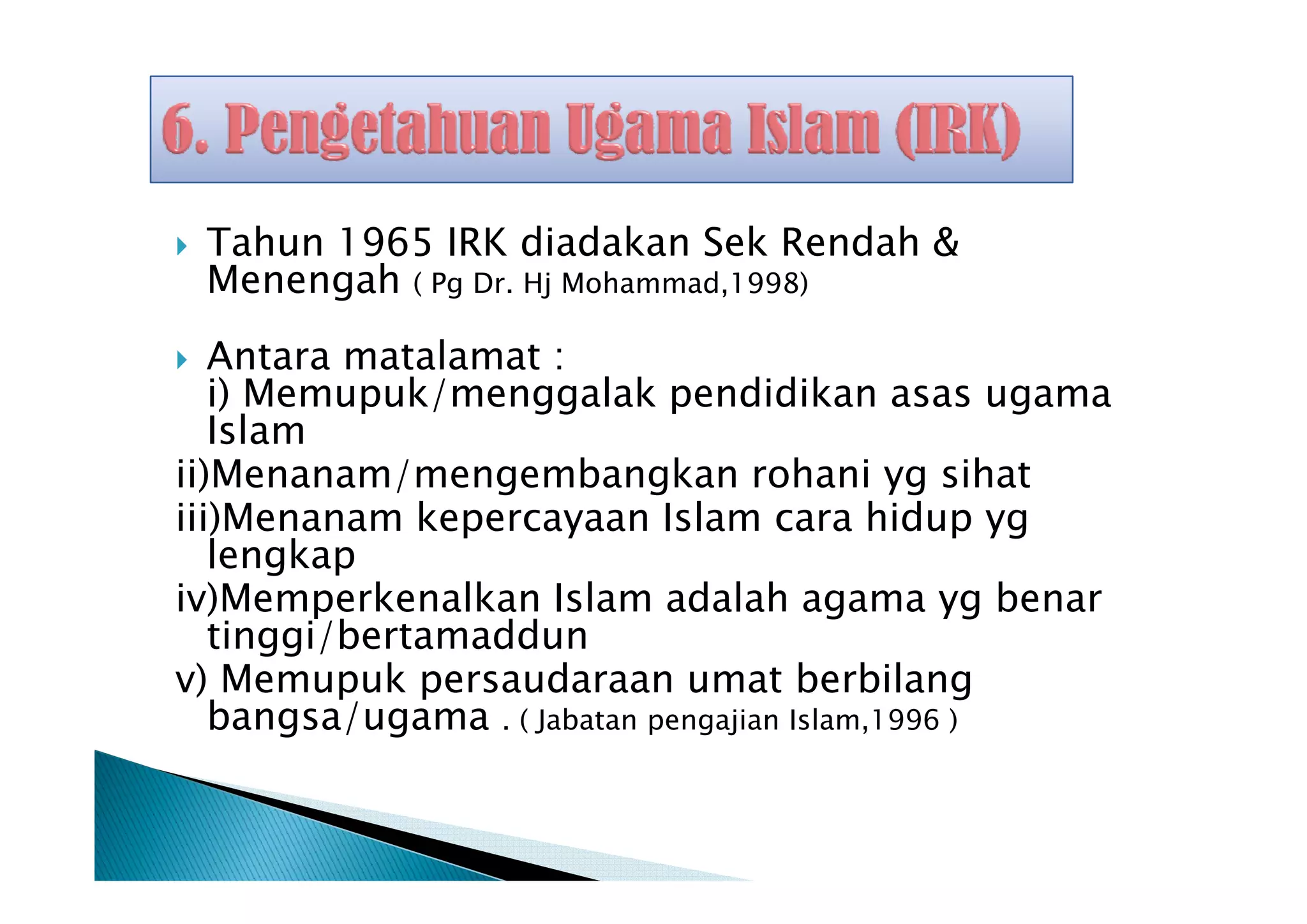 Sejarah Persekolahan Ugama di Brunei | PDF