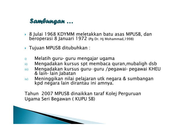 Sejarah Persekolahan Ugama di Brunei | PDF