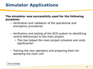 Mochovce Unit 3 & 4 Full-Scope Simulator Project Key Points and ...