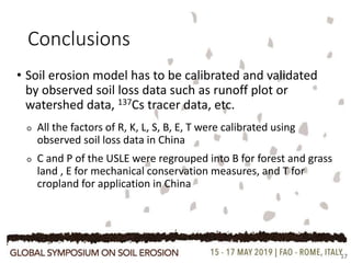 A Survey of Soil Erosion in China of 2011 | PPT