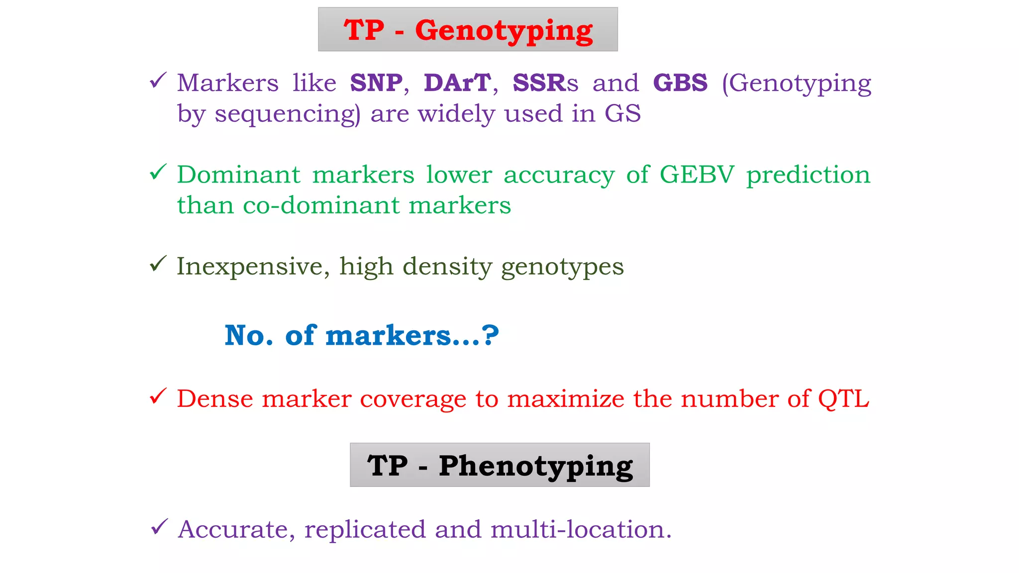 Genomic Selection Prediction Models Gebv Values Genomic Selection In