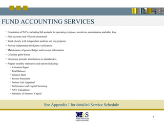 Administration Service | PDF | Hedge Funds | Personal Investing