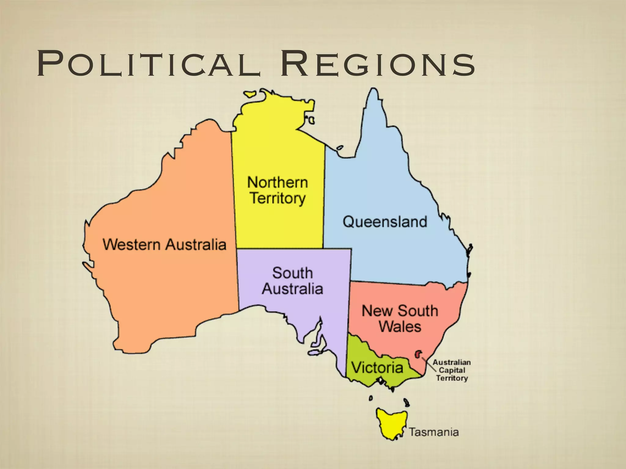 Regions- Australia | KEY