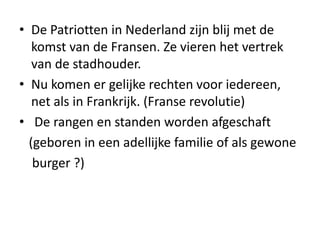 Gs gr 5,6 blok 4 de franse tijd. | PPT