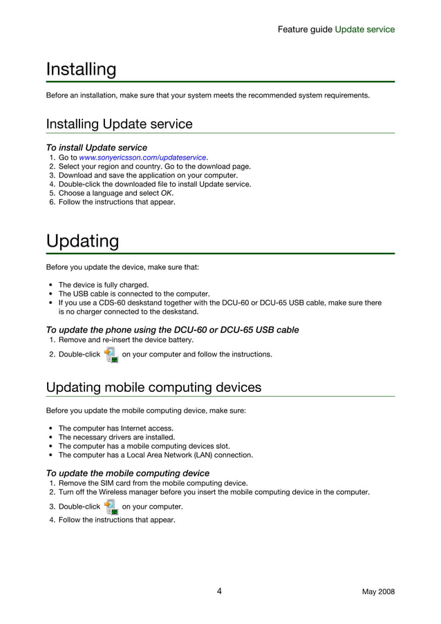 Gsg Sucr Update Service En 1213 2005 1 | PDF