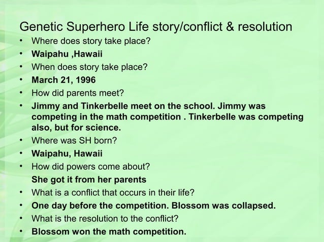 genetic superhero project | PPT