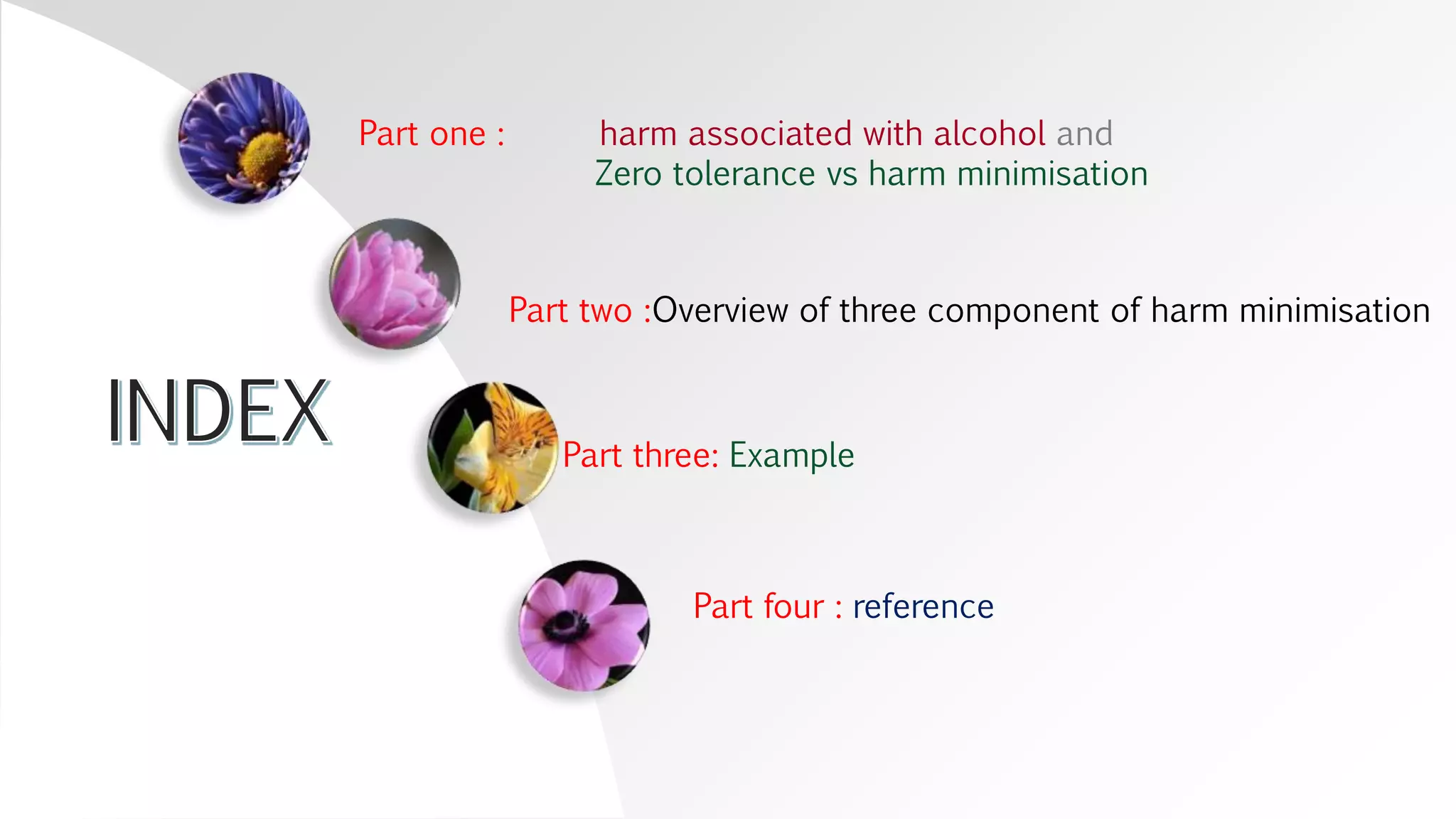 Harm minimisation for alcohol | PPTX