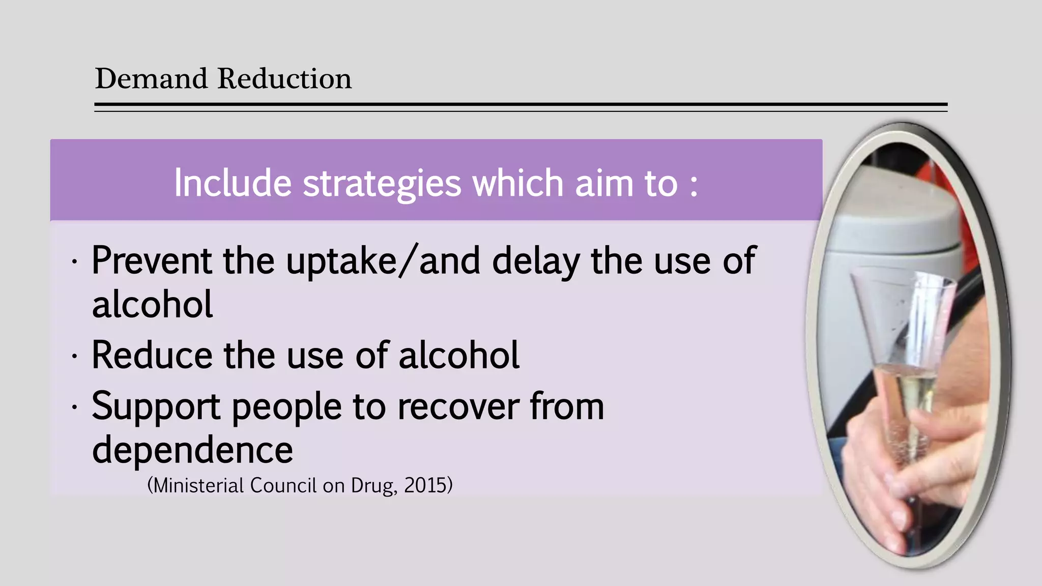 Harm minimisation for alcohol | PPTX
