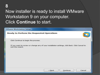 Presentation at VMware Workstation Instalation | PPTX