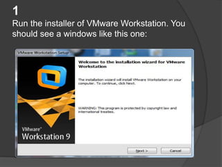 Presentation at VMware Workstation Instalation | PPTX