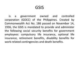 GSIS | PPTX